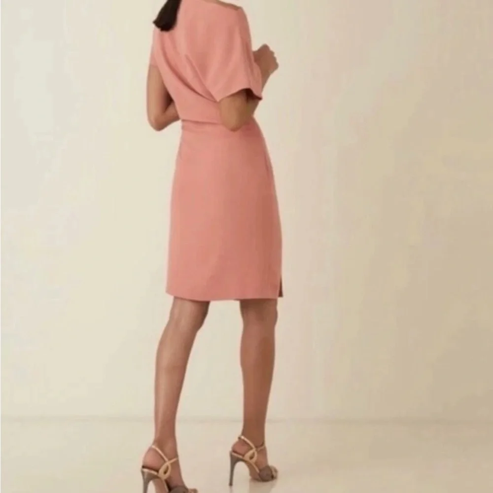Reiss | Dresses | Reiss Dusty Rose Midi Sheath Dress 2 Nwt | Poshmark